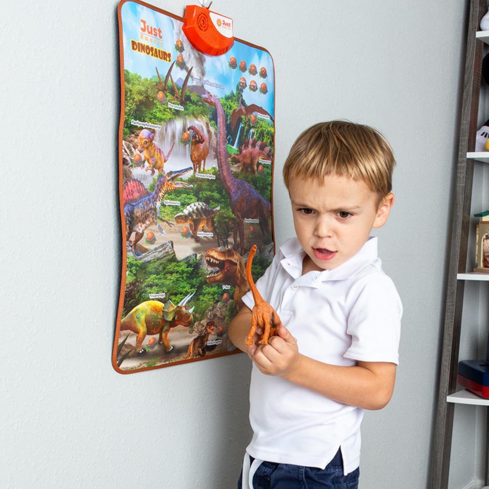 Just Smarty Dinosaurs Interactive Learning Poster | Innovative ...